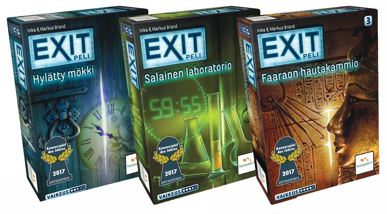 Exit: The Game -pakopelien arvostelu ＞ Lautapeliopas