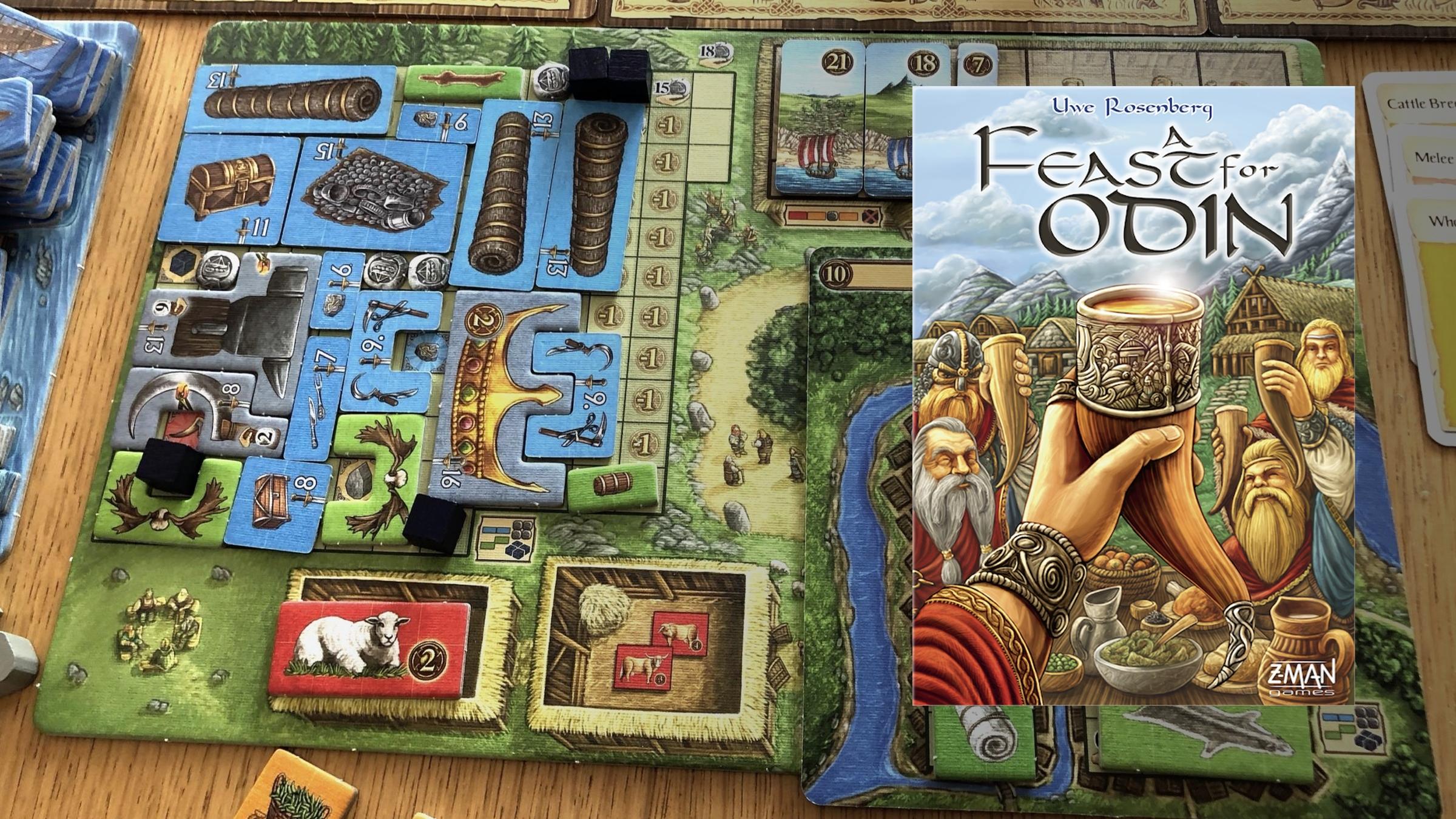 A Feast for Odin -lautapelin arvostelu ＞ Lautapeliopas