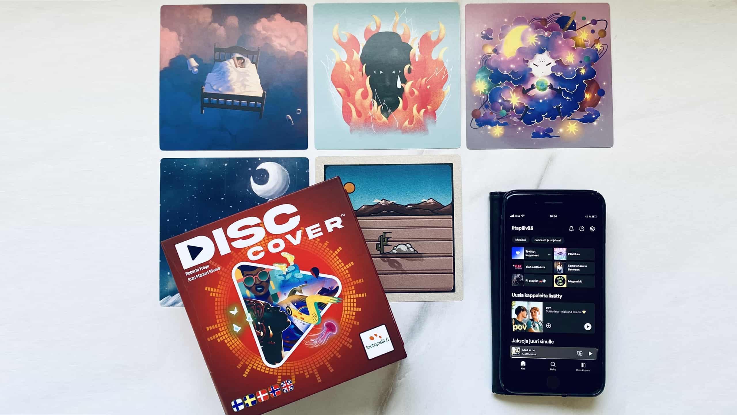 Disc Cover -lautapelin arvostelu ＞ Lautapeliopas